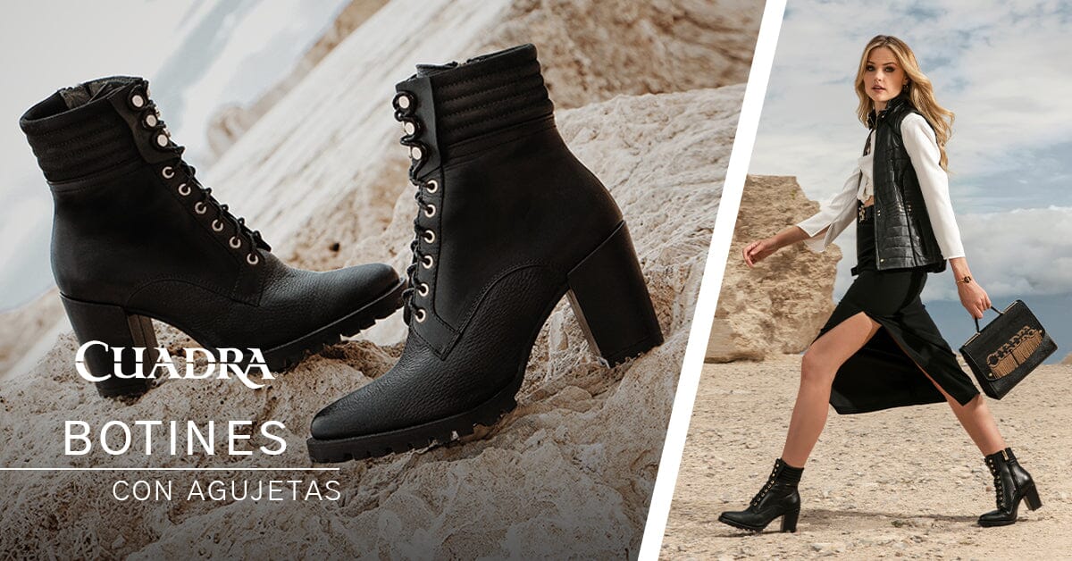 Botines con agujetas – Cuadra México